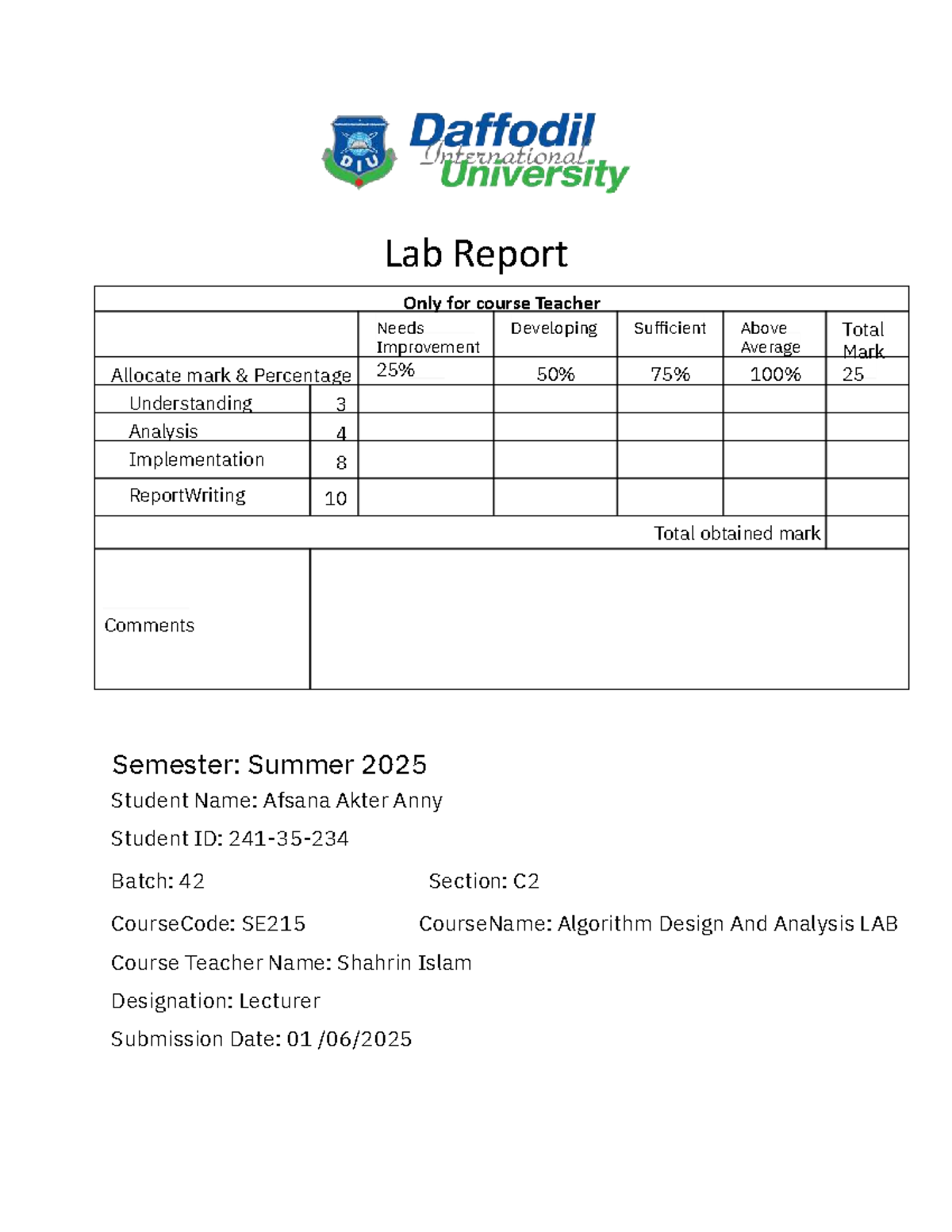 SE215 Lab Report: Implementing Linear Search in C for Inventory - Studocu