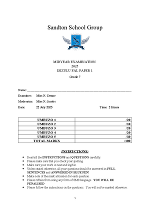 [Solved] How to write uhlaka - IsiZulu - First Additional Language ...
