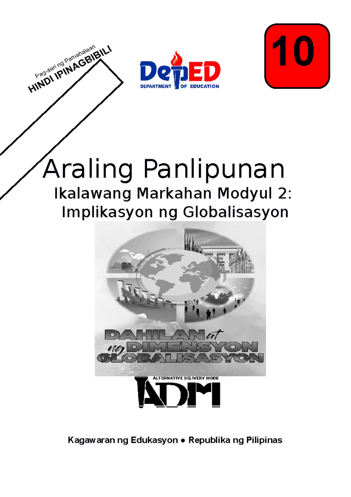 AP10 Q2 M2 Implikasyon-ng-Globalisasyon Version 3 - Araling Panlipunan Ikalawang Markahan Modyul ...