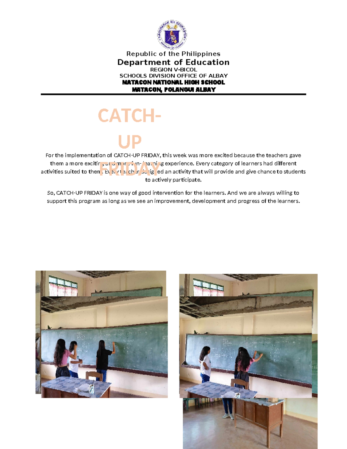 CATH-UP Friday Module 1: Engaging Activities for Learners - Studocu