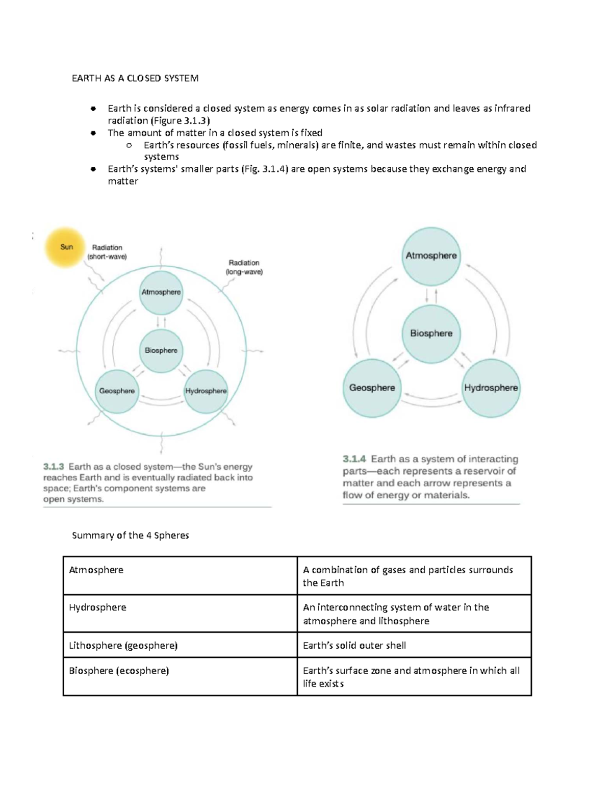 Geography Notes Part 2: Earth's Closed System and Atmospheric Dynamics ...