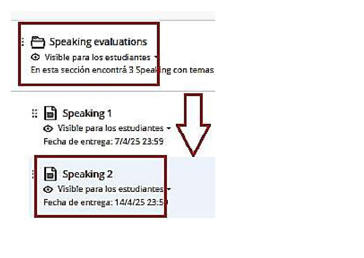 Instrucciones para el Speaking Test 2: Guía de Grabación y Consejos ...