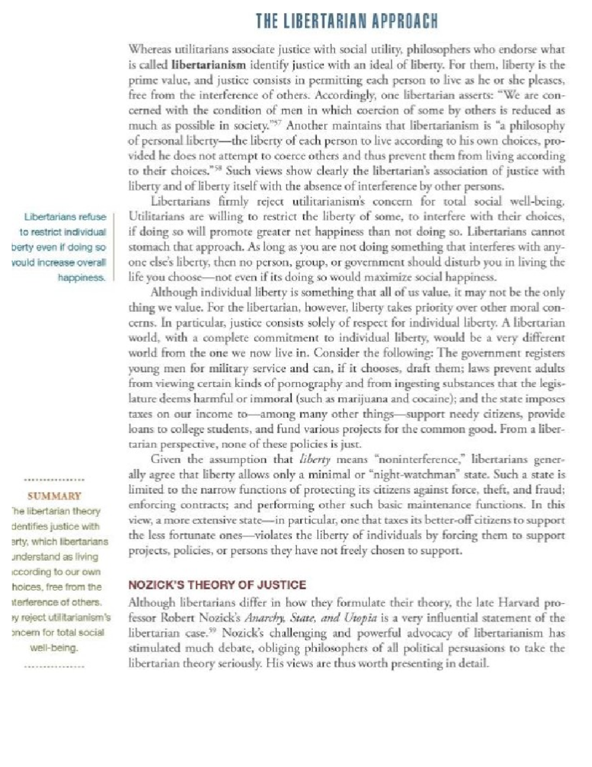 PHIL 101: The Libertarian Approach to Justice and Liberty - Studocu