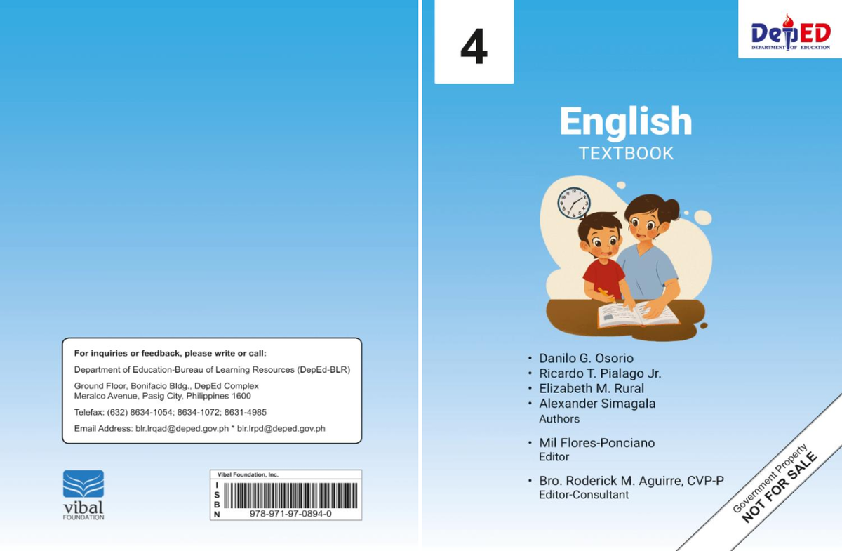 English 4 Textbook: Comprehensive Learning Resource for Grades 4 - Studocu