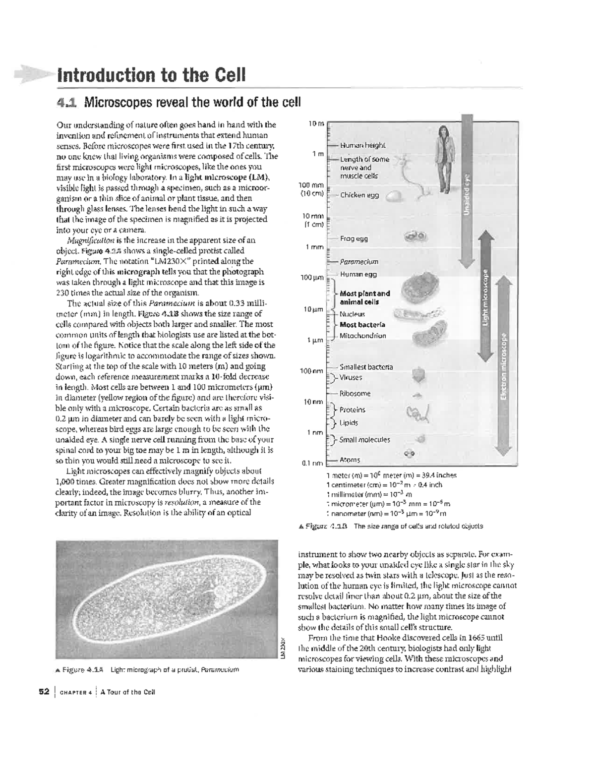 Introduction to the Cell: Microscopy Techniques and Cell Structure ...