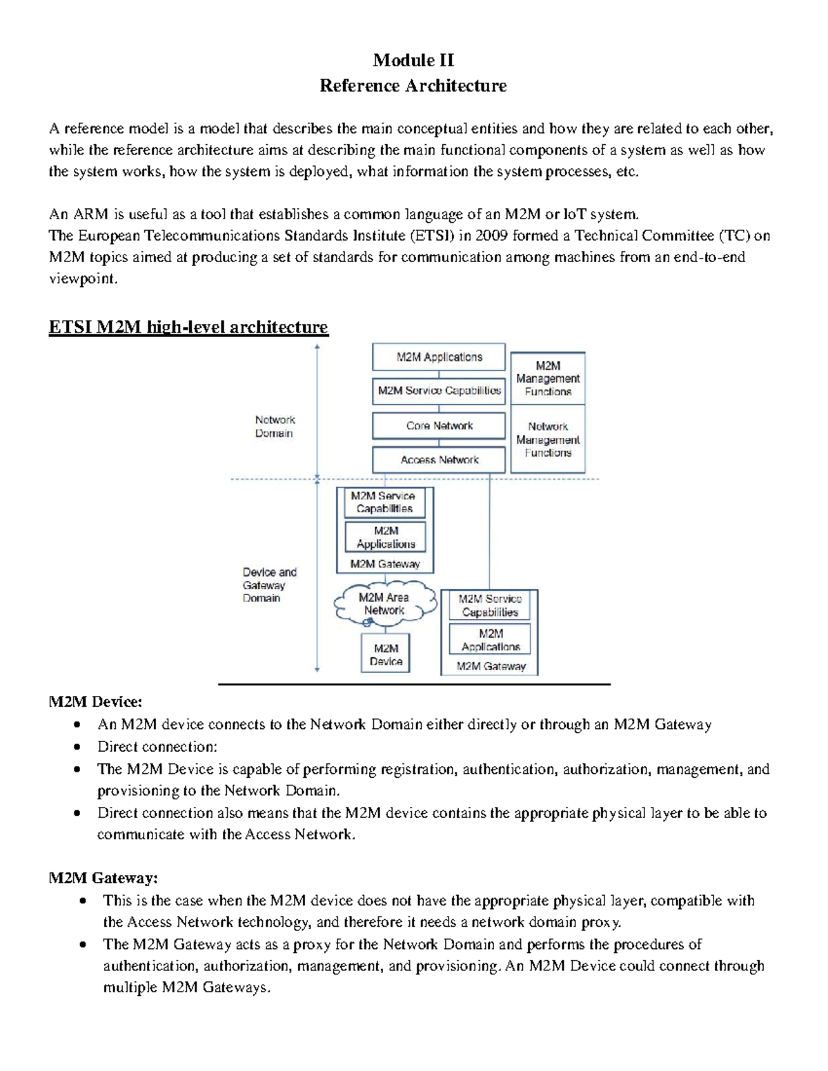 Module II-1: IoT Reference Architecture and Key Components Overview ...