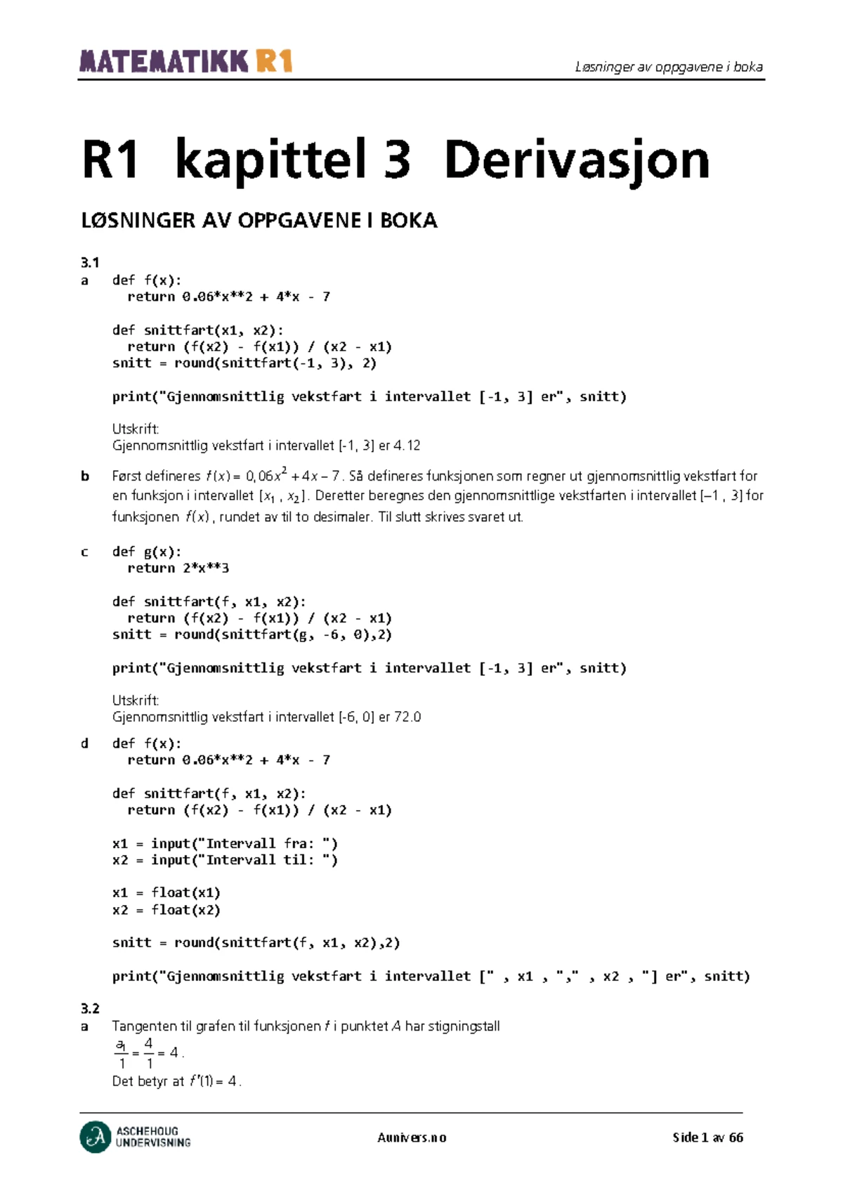 Eksamen R1 V 2024 – Fullstendige Løsninger og Forklaringer - Studocu