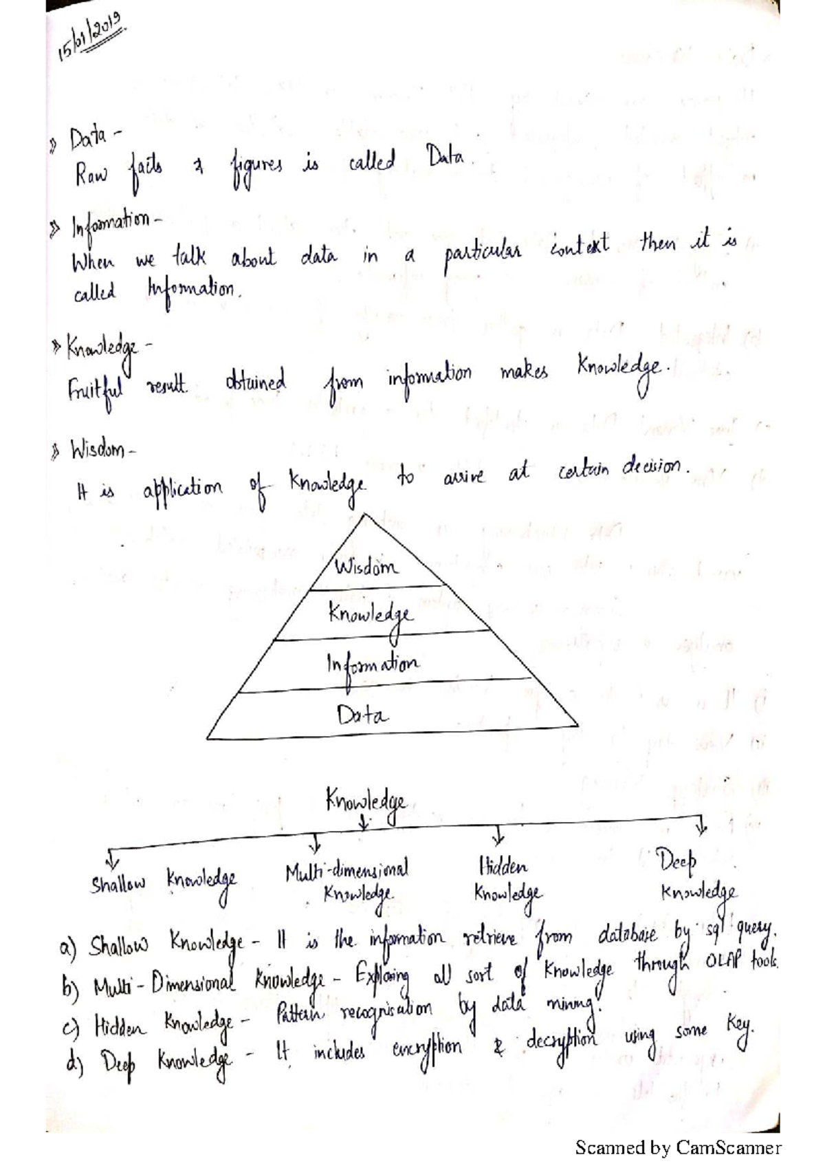Data Warehouse Concepts and Architecture - DWM Notes - Studocu