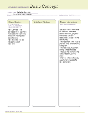 Pneumothorax - ATI template - ACTIVE LEARNING TEMPLATES System Disorder ...