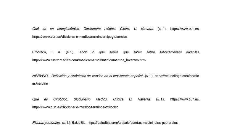 Qué es un hipoglucémico - Diccionario médico. Clínica U. Navarra. (s. f ...
