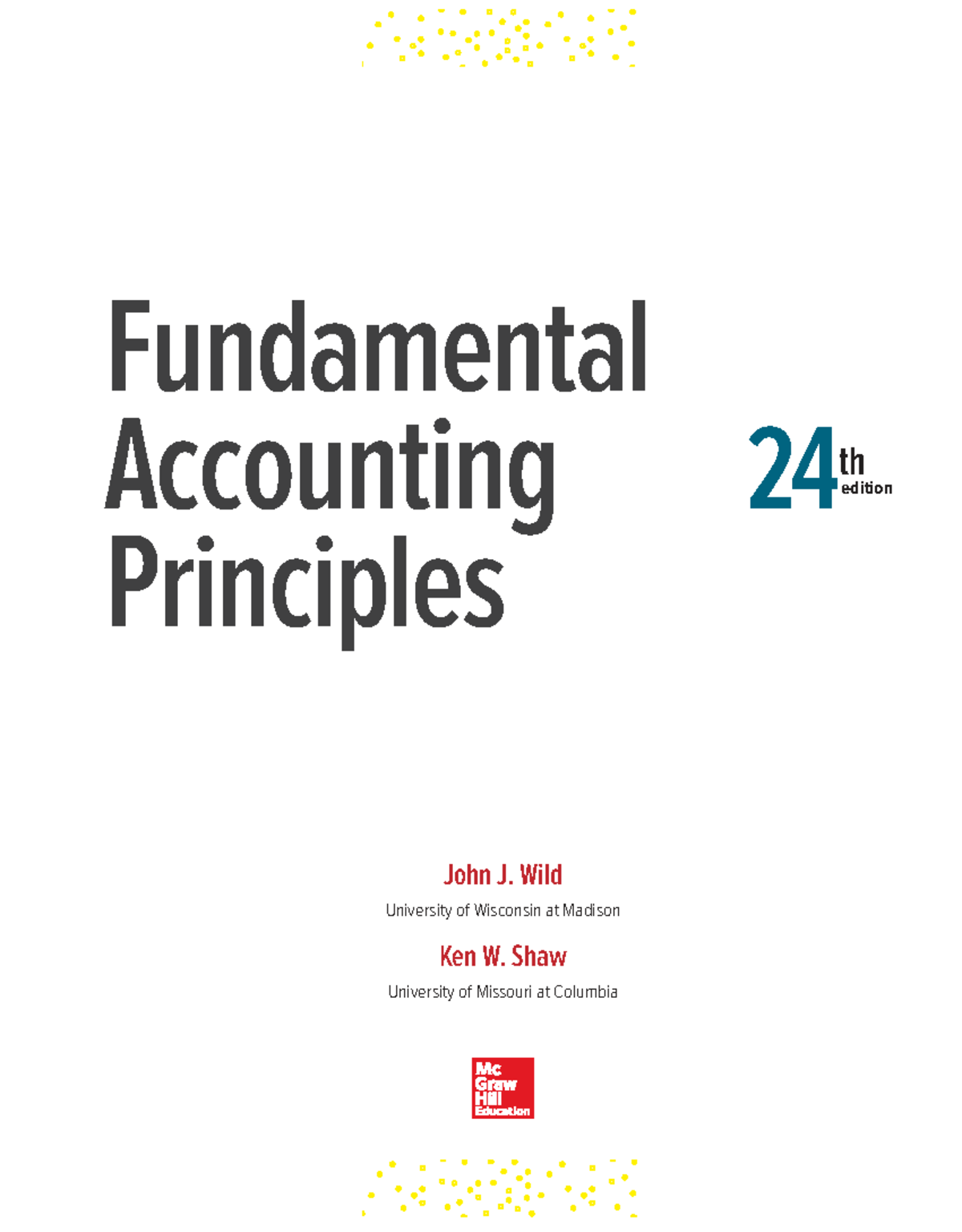 Fundamental Accounting Principles - Chapter 1 Overview (ACCT 101) - Studocu