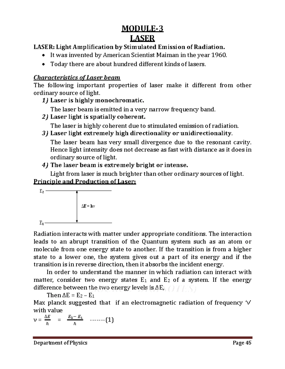 Acceptance Angle and Numerical Aperture in Optical Fibers - PHYS 202 ...