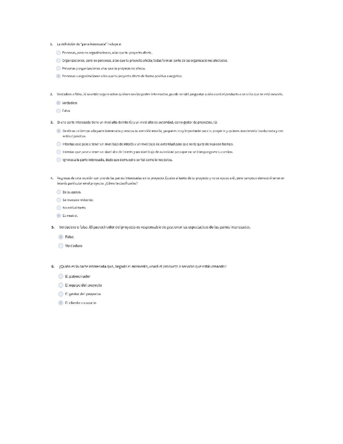 Actividad 10: Identificación de Partes Interesadas en Proyectos - Studocu