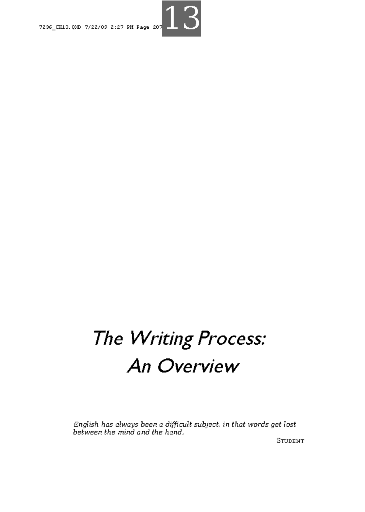 7236_CH13: The Writing Process - Strategies for Drafting & Revising ...