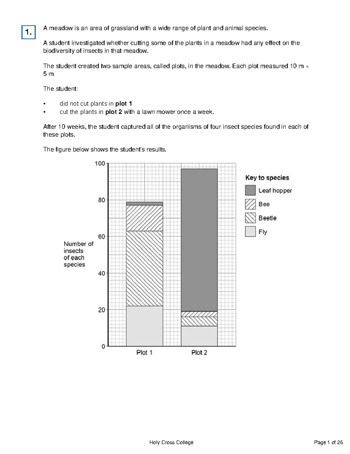 RP12: Biodiversity and Ecosystem Dynamics - 90min Q&A with Mark Scheme ...