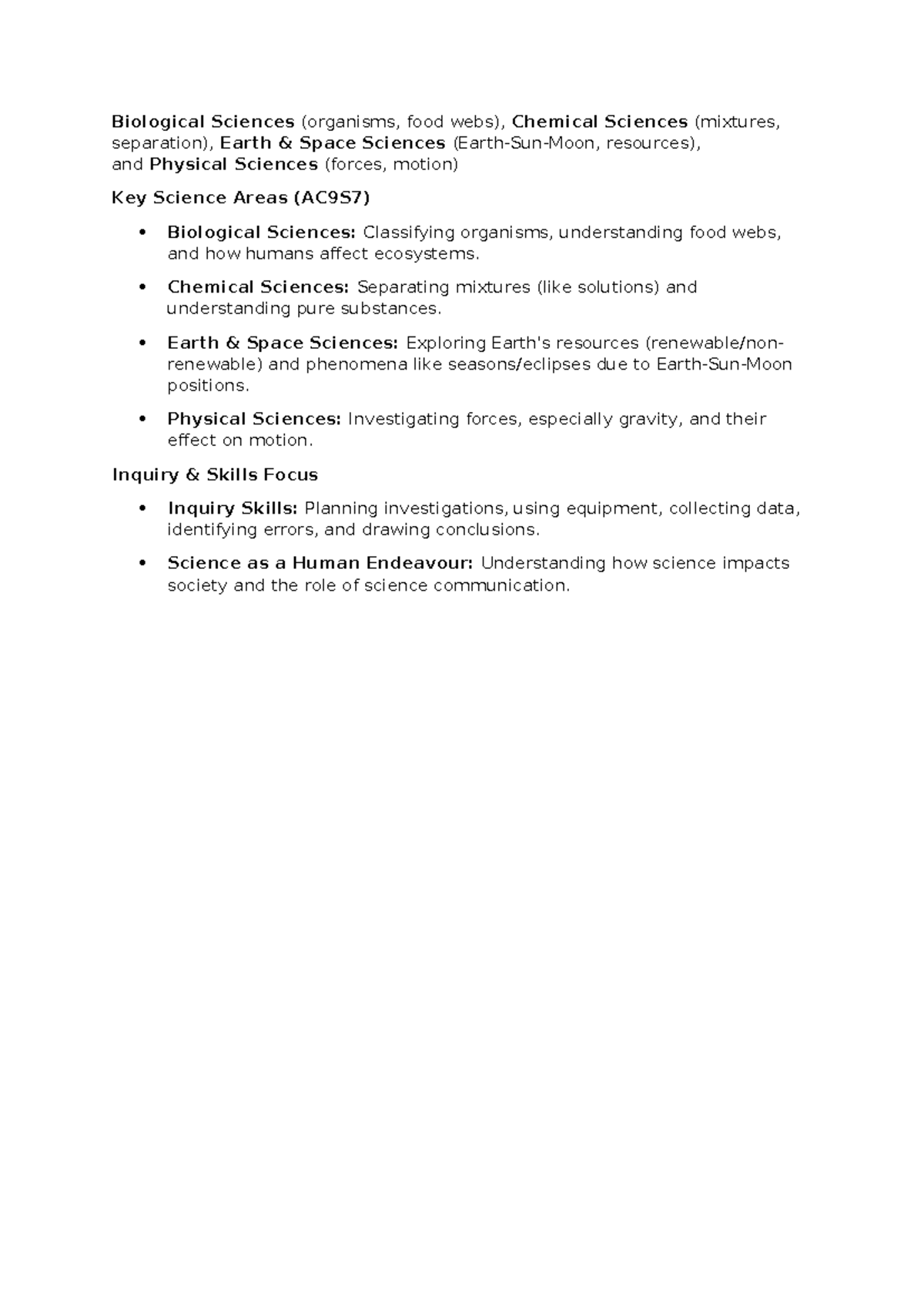 Biological Sciences - I need full practice materials for science. All ...