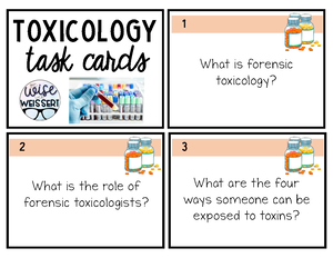 Forensic Toxicology (FT 101): Student Guided Notes & Key Objectives ...