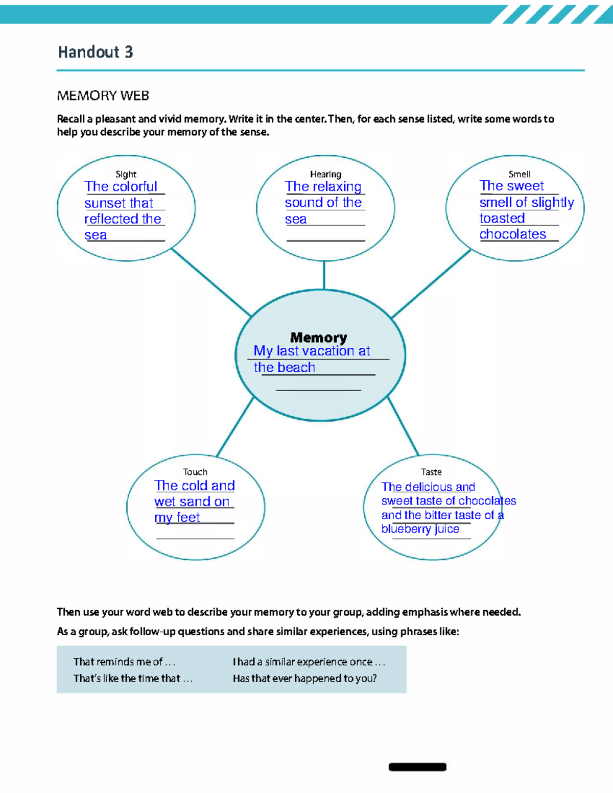 BUS 2.0 Level 4 Lesson Plan 12: Memory Recall Activity - Studocu