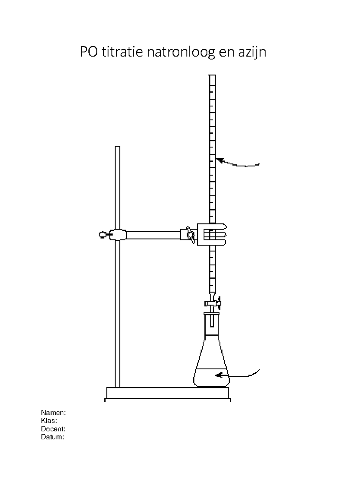 PO Scheikunde: Titratie Natronloog en Azijn Practicum Gids - Studeersnel
