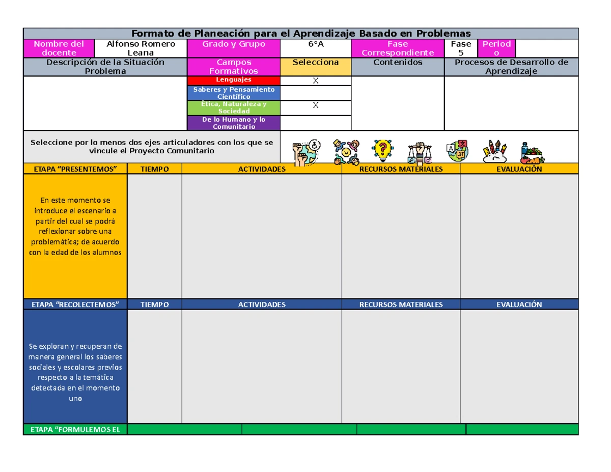 3° Proyecto de Educación: Las Formas de la Naturaleza 2023-2024 - Studocu