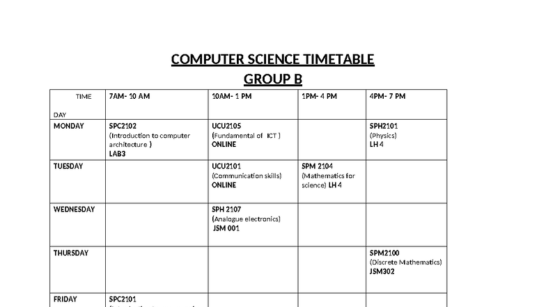 Group B Computer Science 045901 - computer science - COMPUTER SCIENCE ...