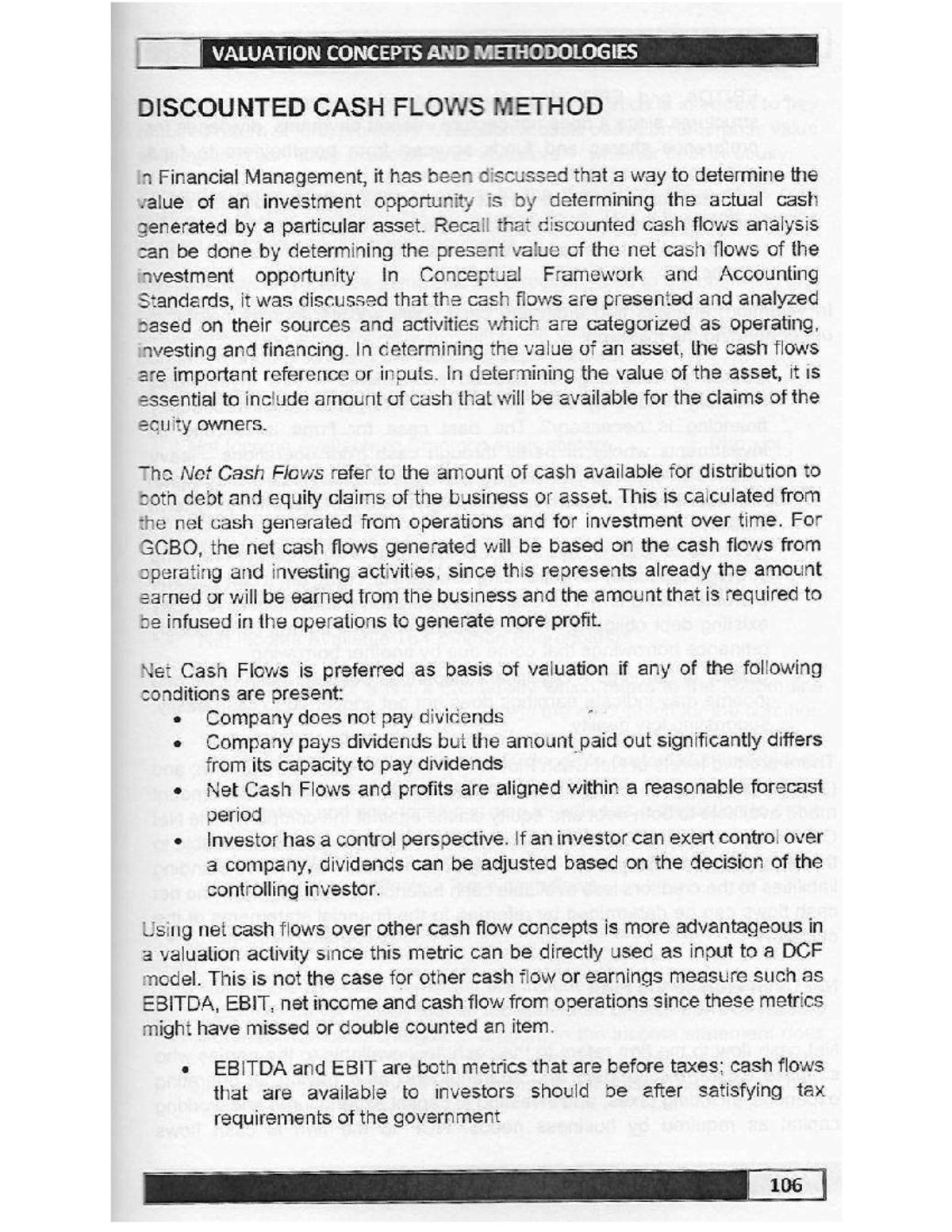 Valuation Concepts & Methodologies: DCF Method in Financial Management ...