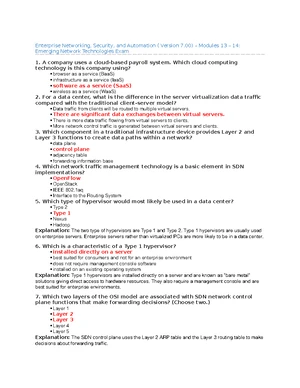 CCNA 3 v7 Modules 1 – 2 OSPF Concepts and Configuration Exam Answers - Enterprise Networking ...