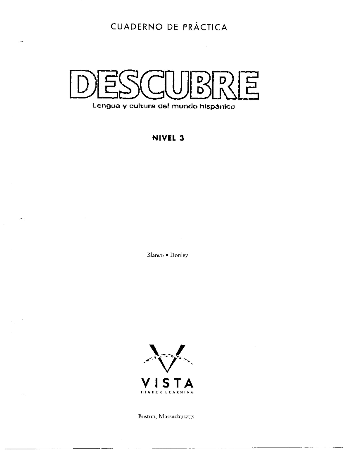 Lección 3: Cuaderno de Práctica - Descubre 3 Summary - Studocu