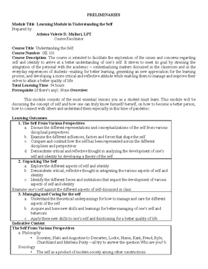 Module 4 - Subukin Panuto: Basahin at unawaing mabuti ang tanong sa ...