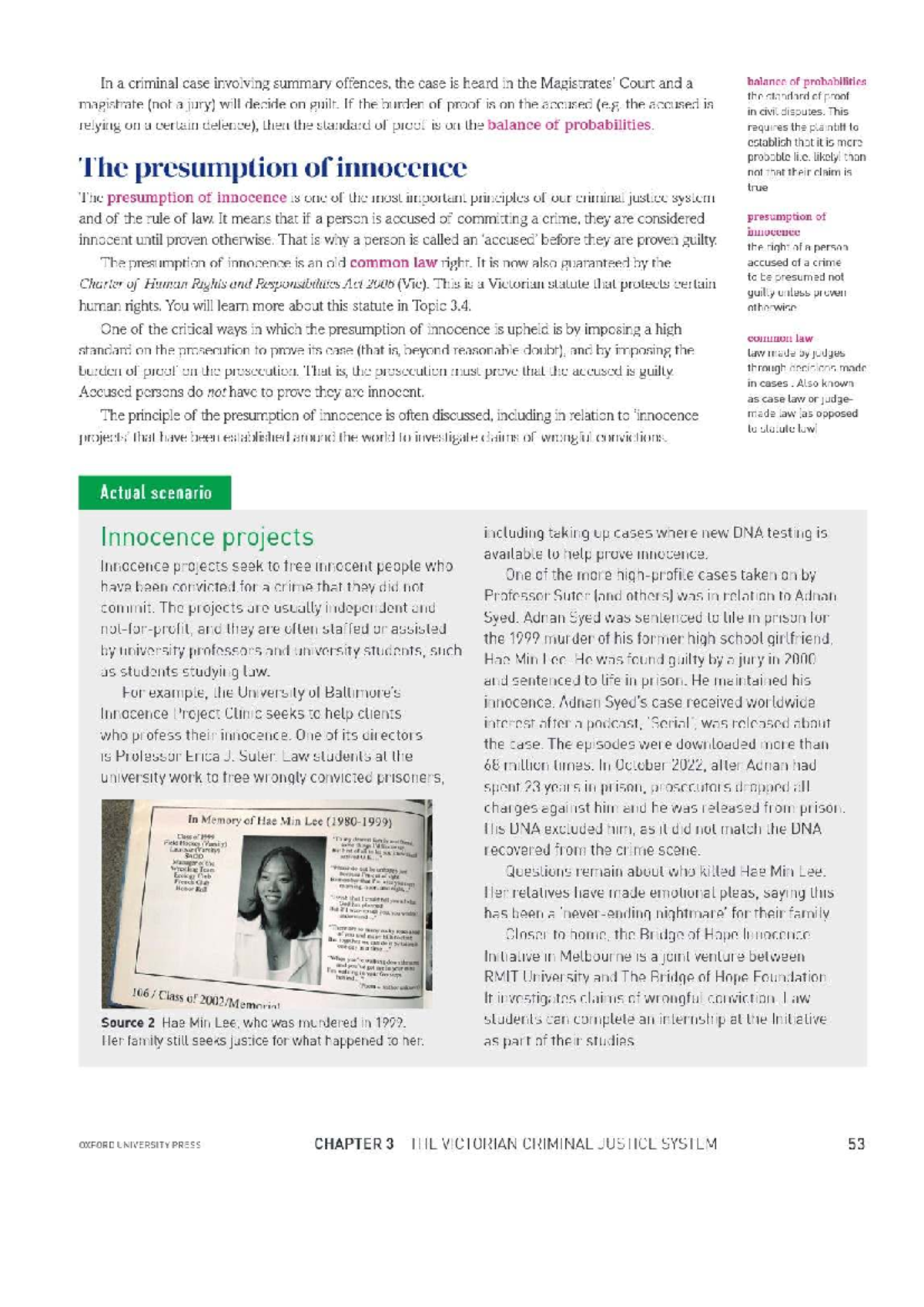 KK2 - Key Principles of the Criminal Justice System - Studocu