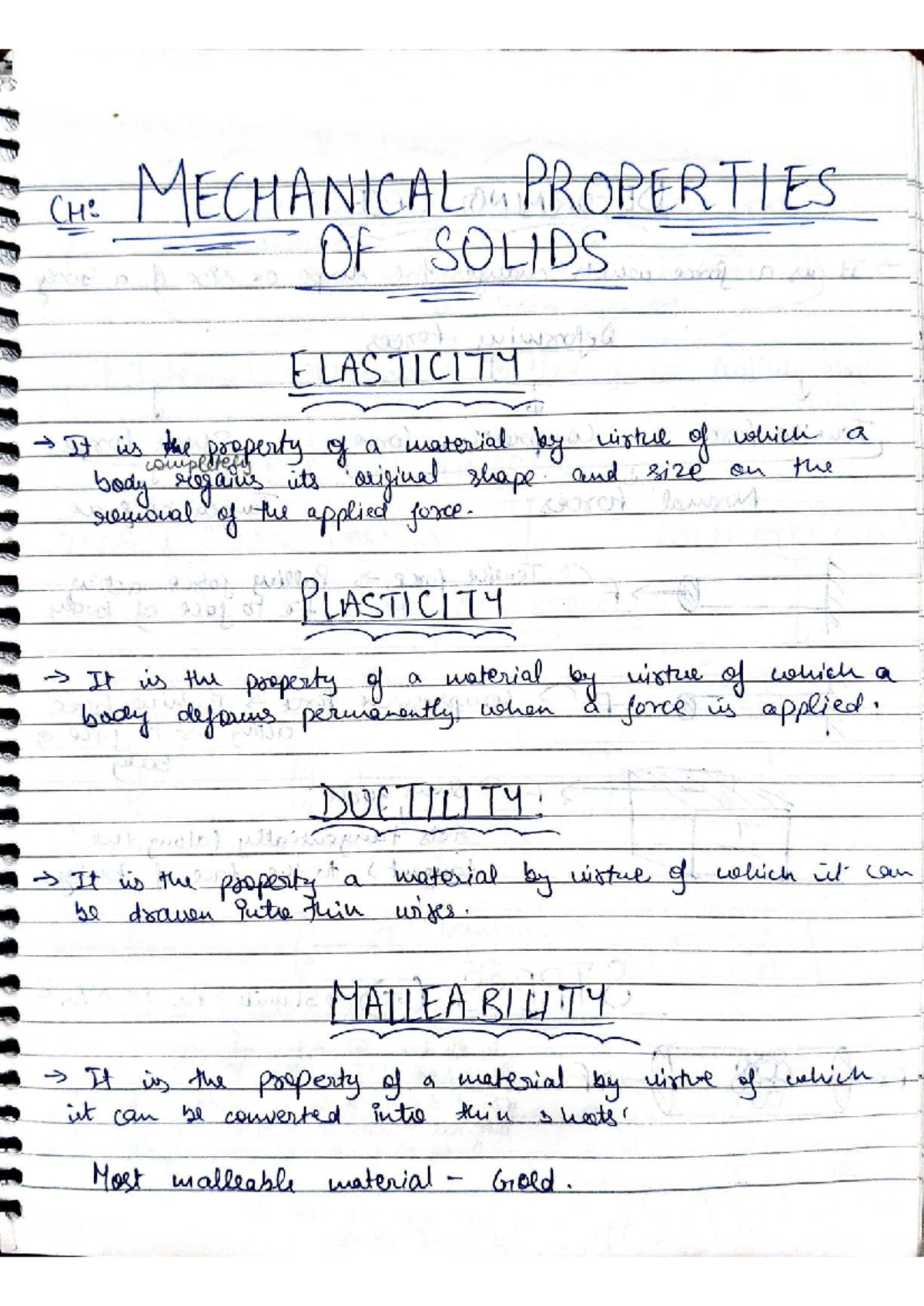 CH 11: Mechanical Properties of Solids - Elasticity and Plasticity ...