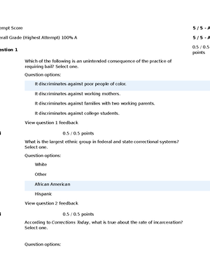 CJ-120 Module 7 Check your Knowledge Quiz 7-0 Answers - The correct ...