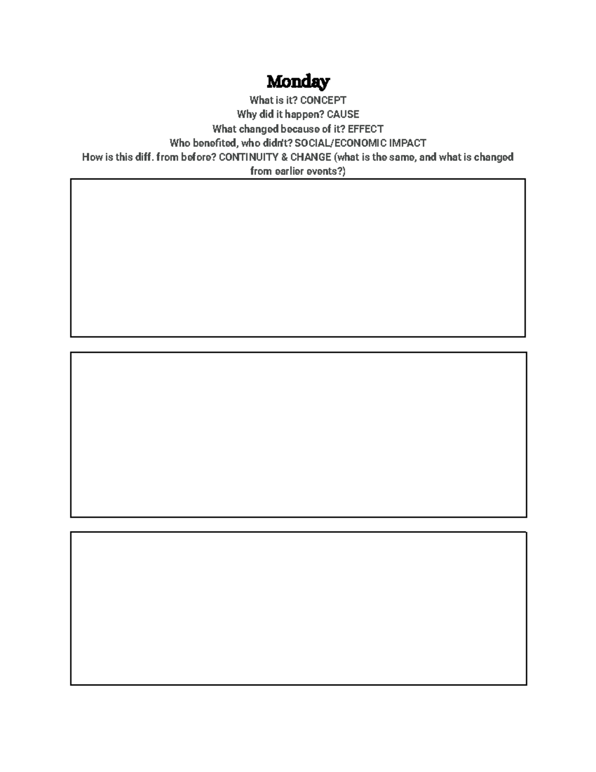 APUSH Unit 6: Concept, Cause, Effect, Impact, and Change Notes - Studocu