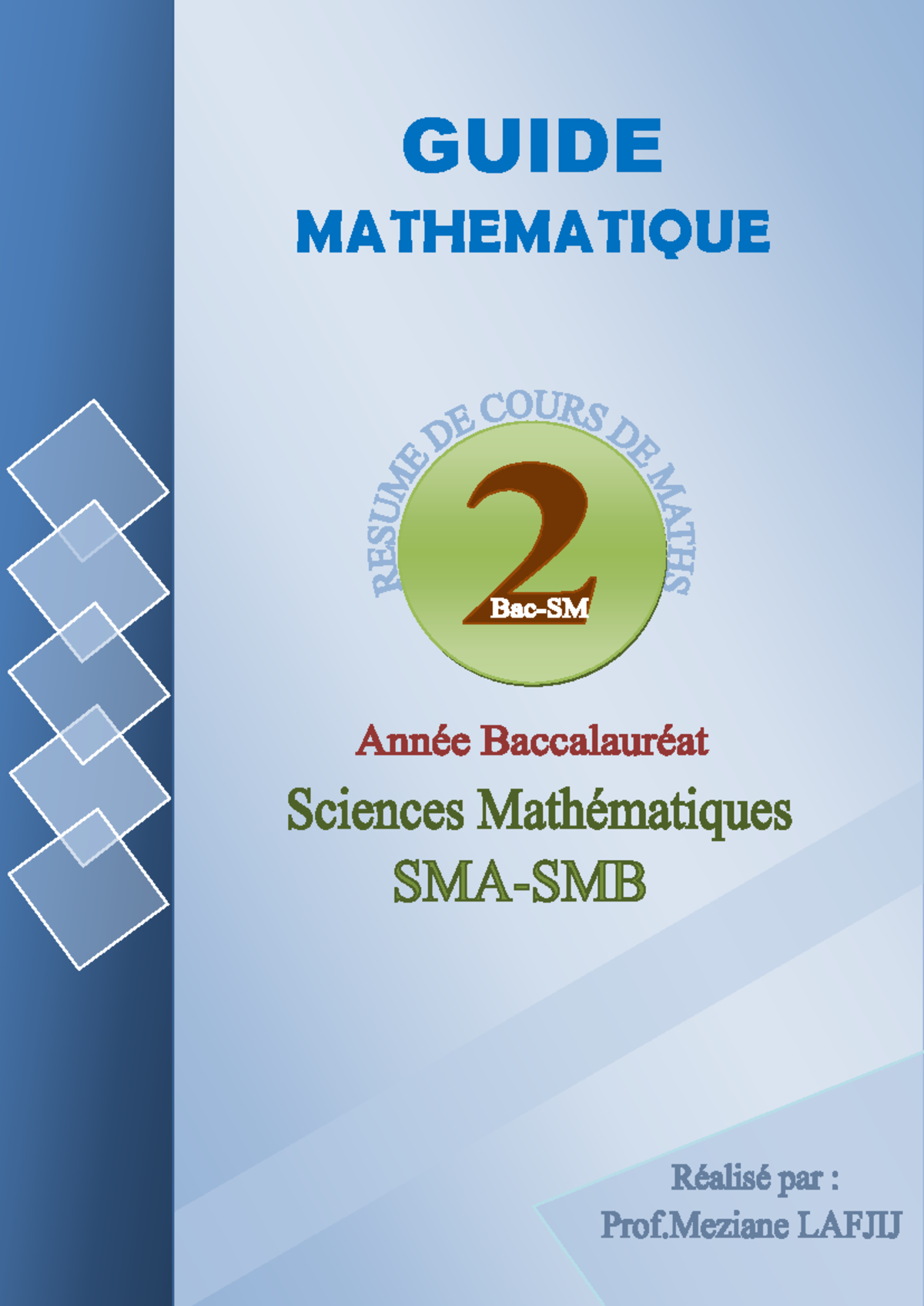Résumé de Cours 2°bac-SM: Mathématiques et Fonctions (2022) - Studocu