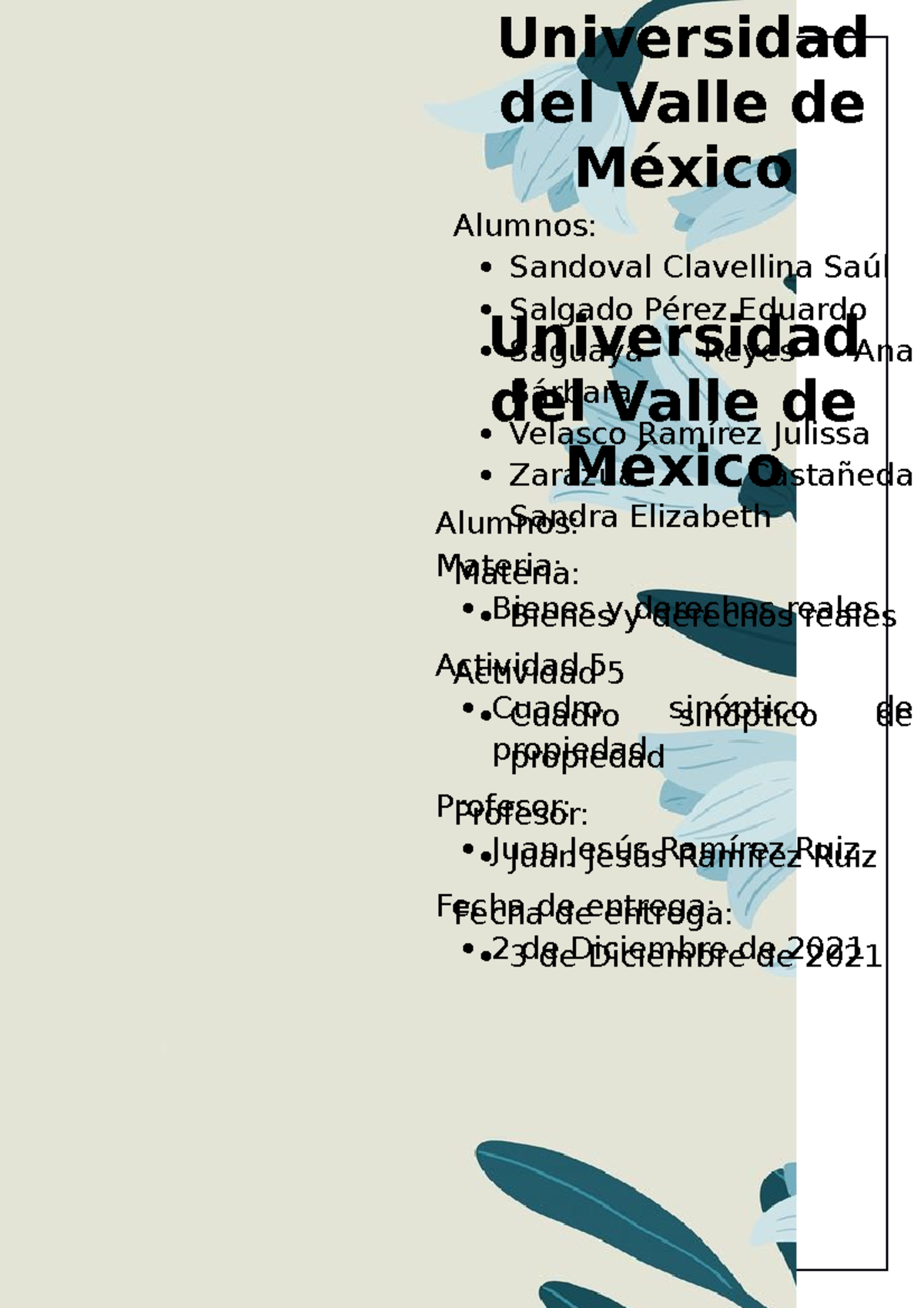 A5 Eq.9 Stoduco - Cuadro sinoptico de propiedad - Universidad del Valle ...