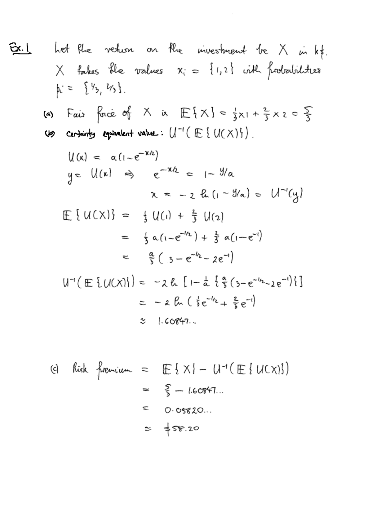 Tutorial Week 10 Solutions: Investment Returns and Risk Analysis - Studocu