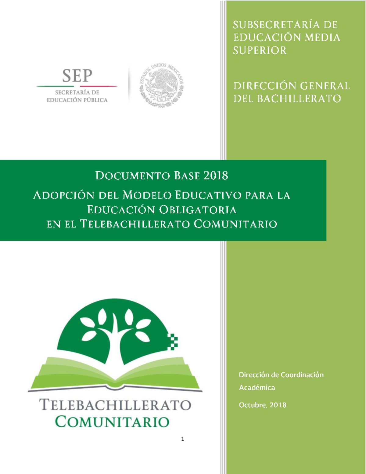 Documento BASE 2018 - Reglamentos y condiciones - 1 Secretaría de ...