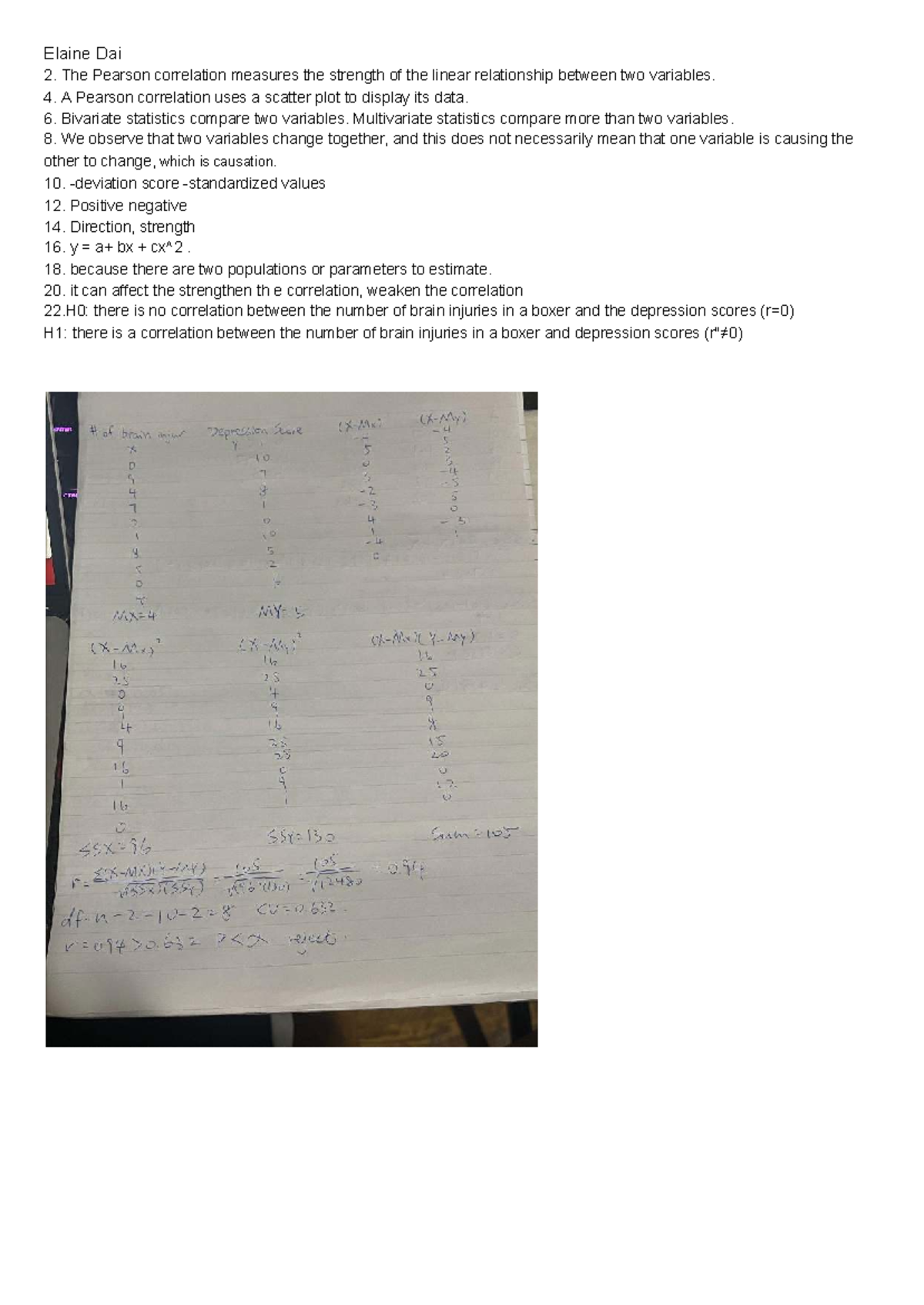 Chapter 14 - Coursework: Understanding Pearson Correlation and ...