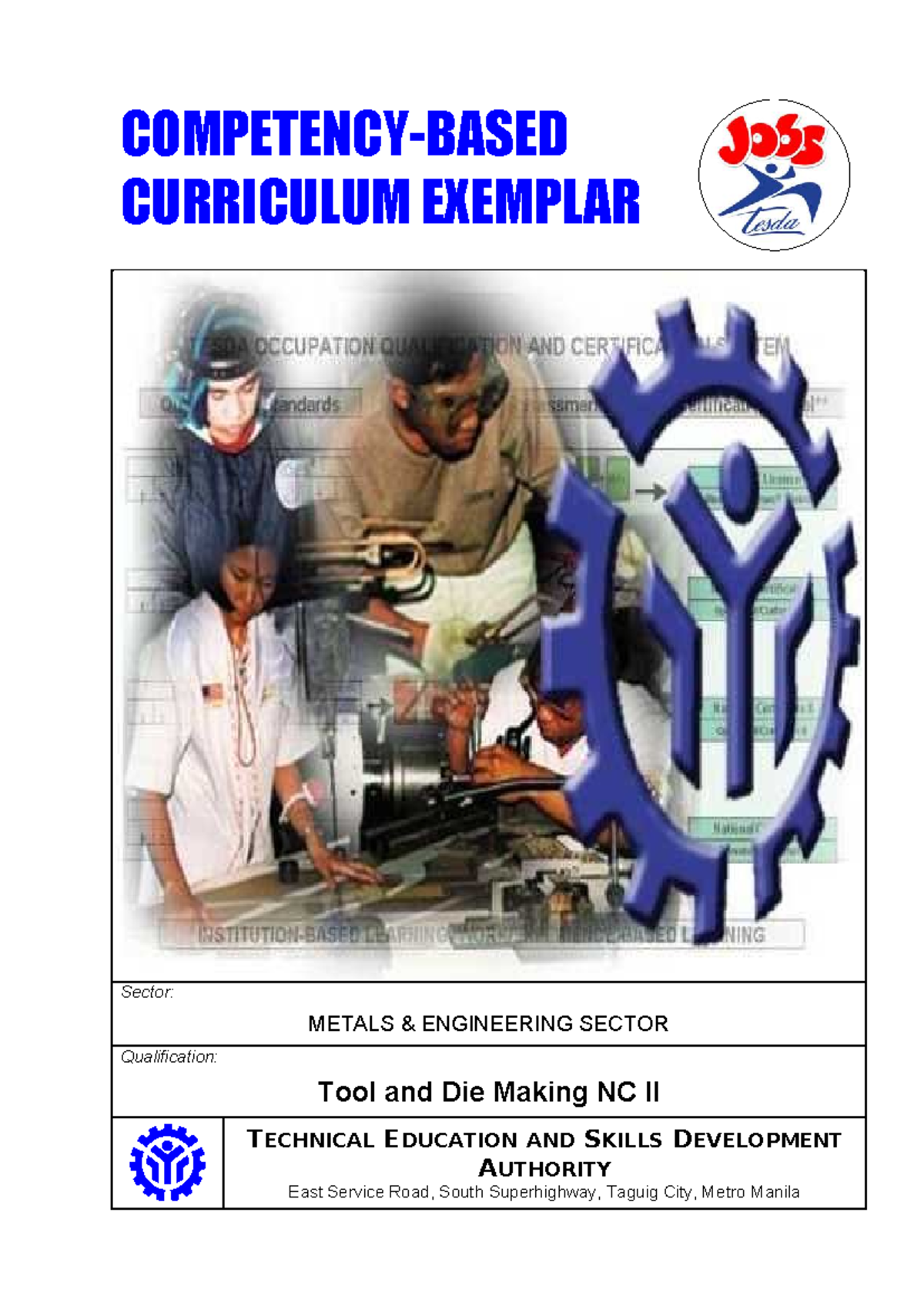 CBC Tool and Die Making NC II Curriculum Exemplar and Course Modules ...