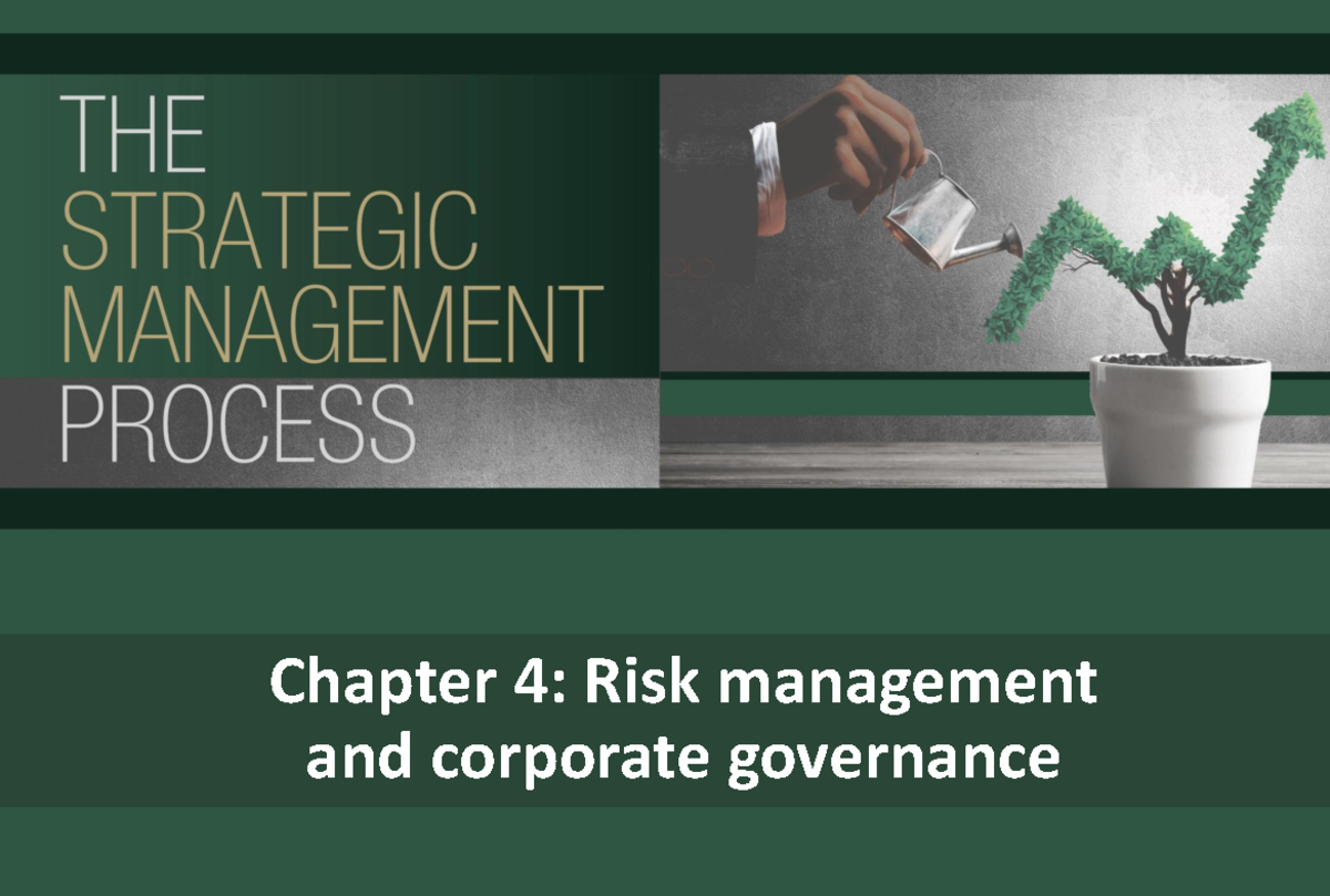 Chapter 4 edited - Chapter 4: Risk management and corporate governance ...