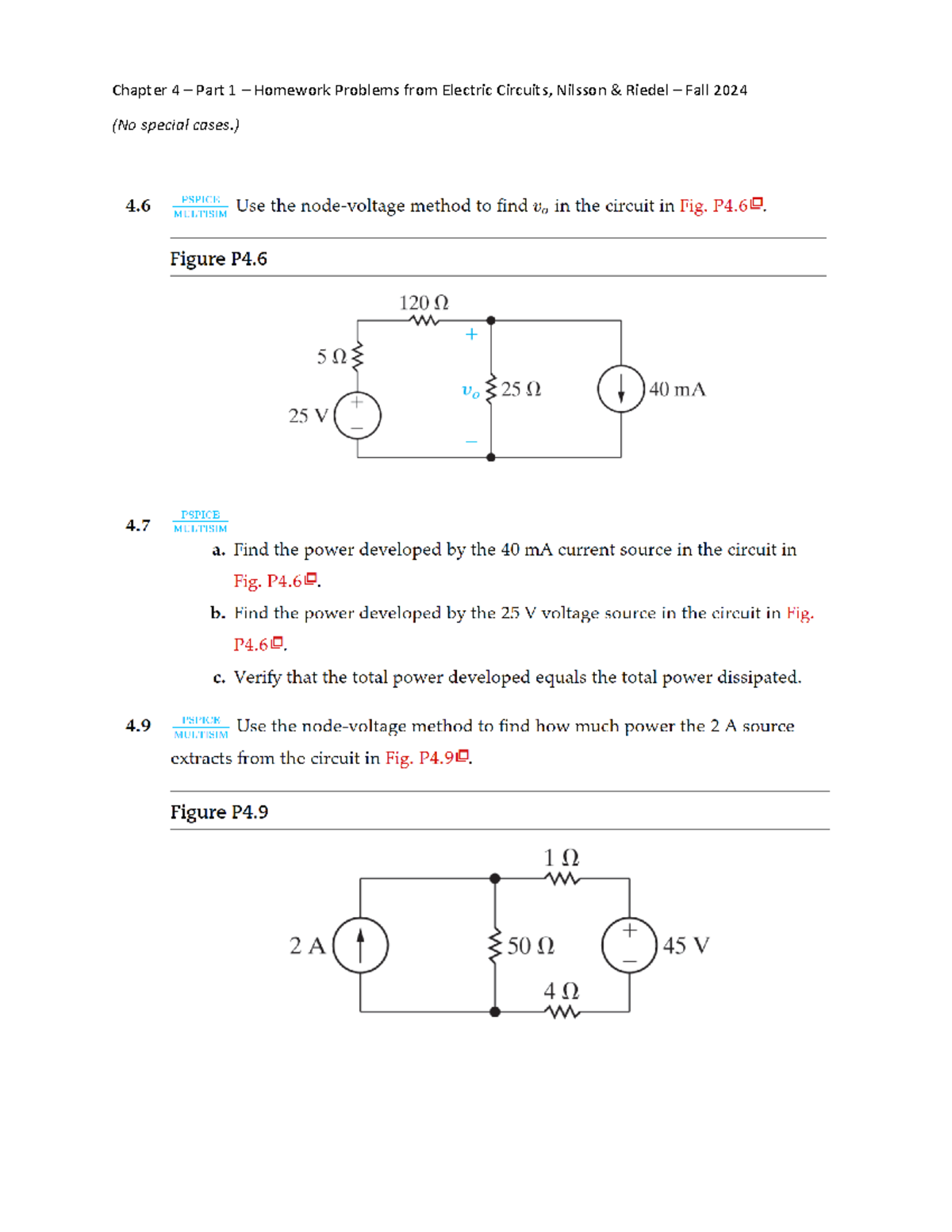 Chapter 4 Part 1 Homework - Fall 2024 - Chapter 4 – Part 1 – Homework ...
