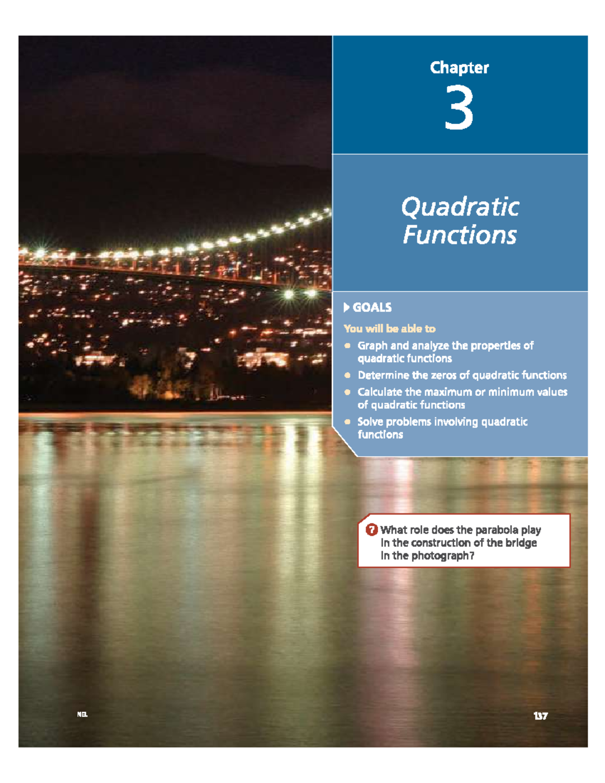 Chapter 3 - Quadratic Functions: Properties and Applications in ...