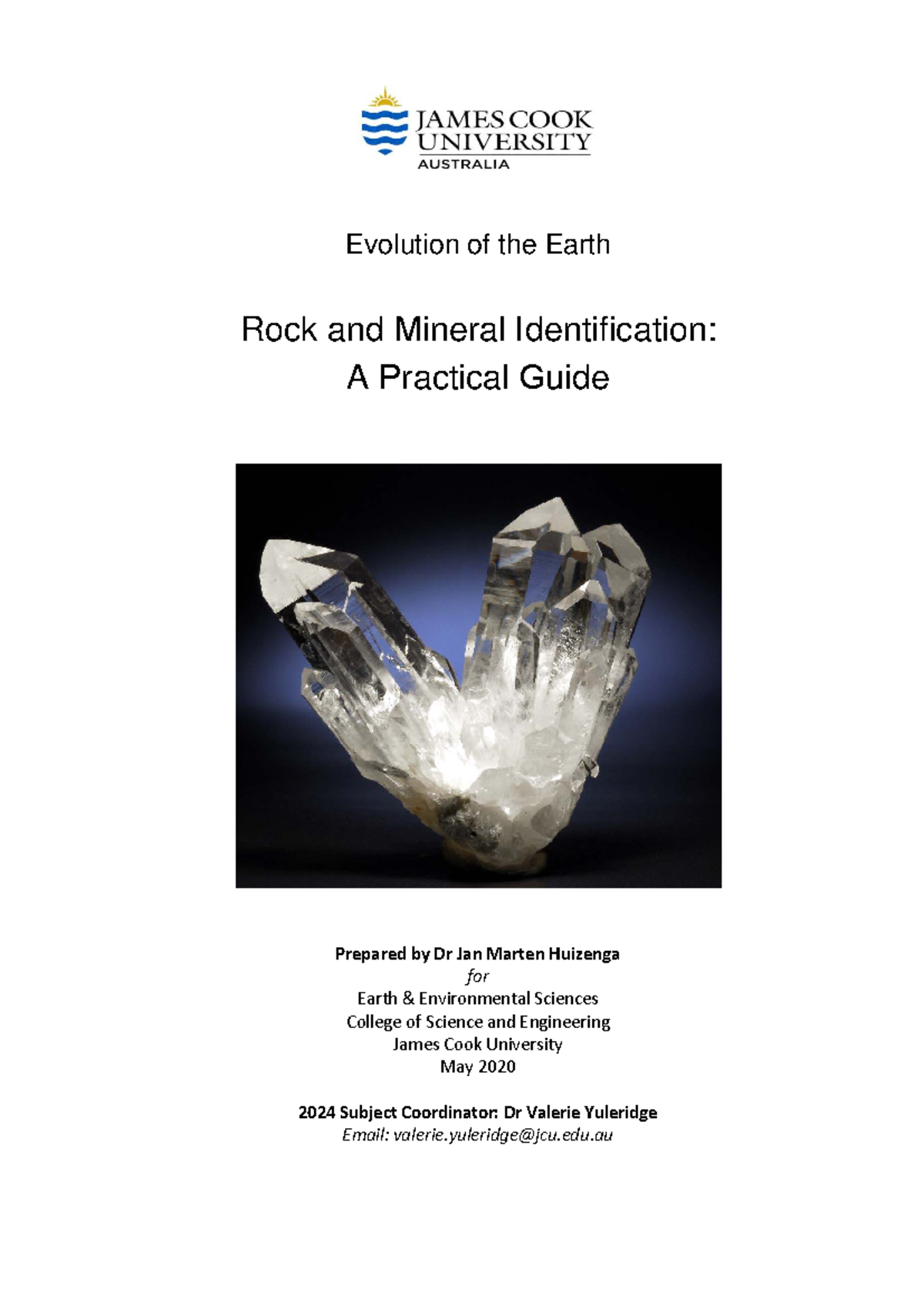 Rock and Mineral Identification (EES202) - A Practical Overview - Studocu