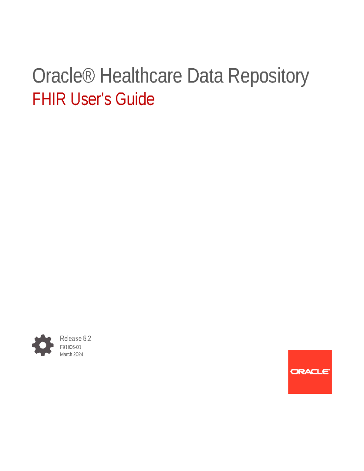 Fhir-users-guide - gdfgdg - Oracle® Healthcare Data Repository FHIR ...