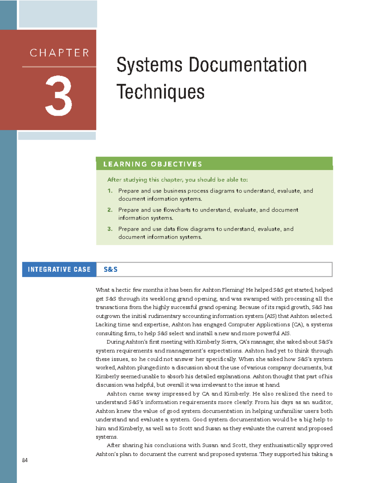 SIA 3 - Chapter 3: Systems Documentation Techniques Overview - Studocu