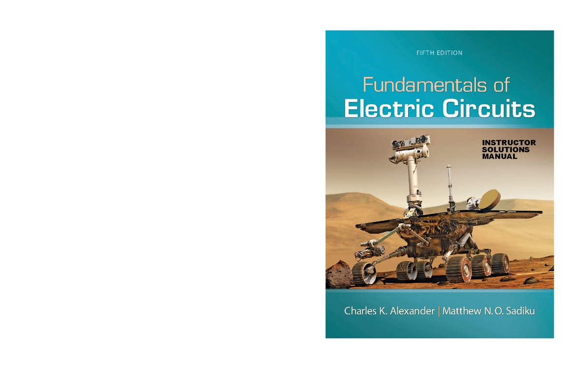 Solutions manual for fundamentals of electric circuits 5th edition by ...