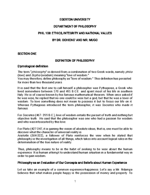 Sources OF African History notes - .1 EHI 3100: INTRODUCTION TO HISTORY ...