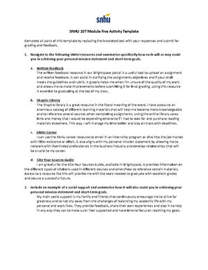 SNHU 107 Project - ASSIGNMENT - SNHU 107 Project Template Academic ...