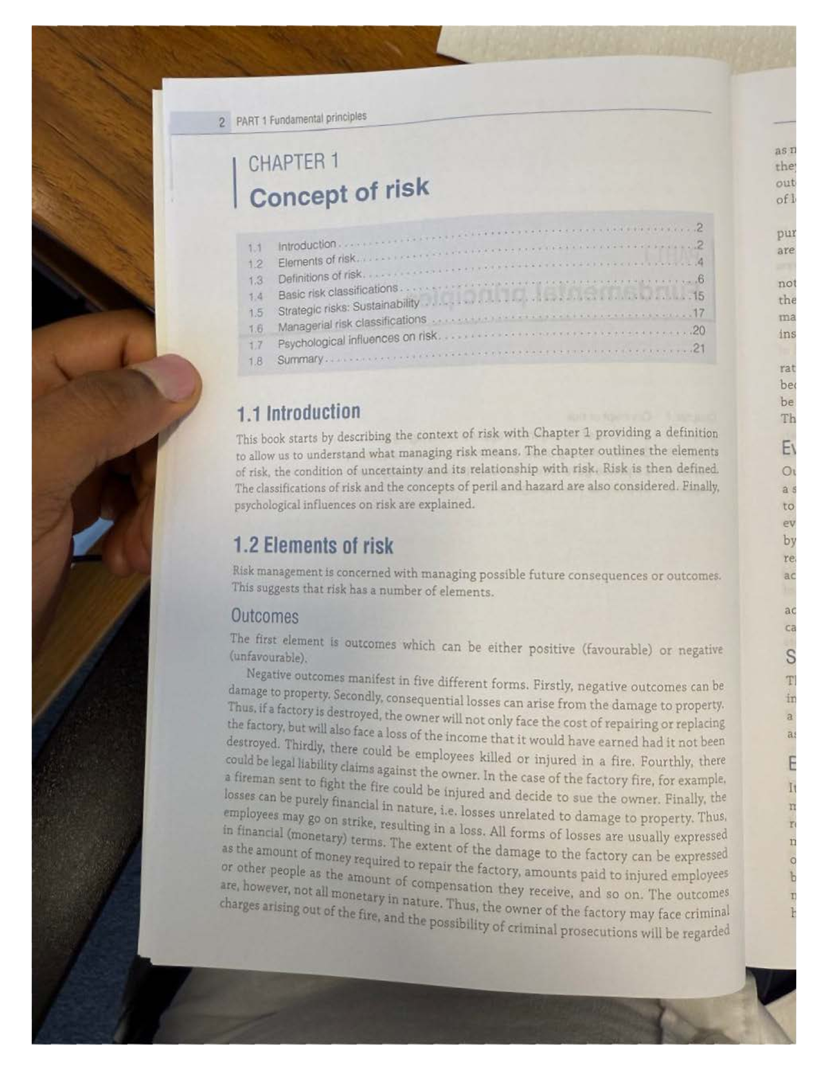 Chapter 1: Fundamental Principles of Risk Management (Course Code: 2 ...