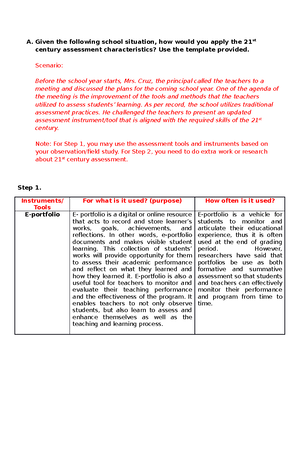 Grasps Model - “GRASPS MODEL” Grade Level: English 10 Quarter: 1st ...